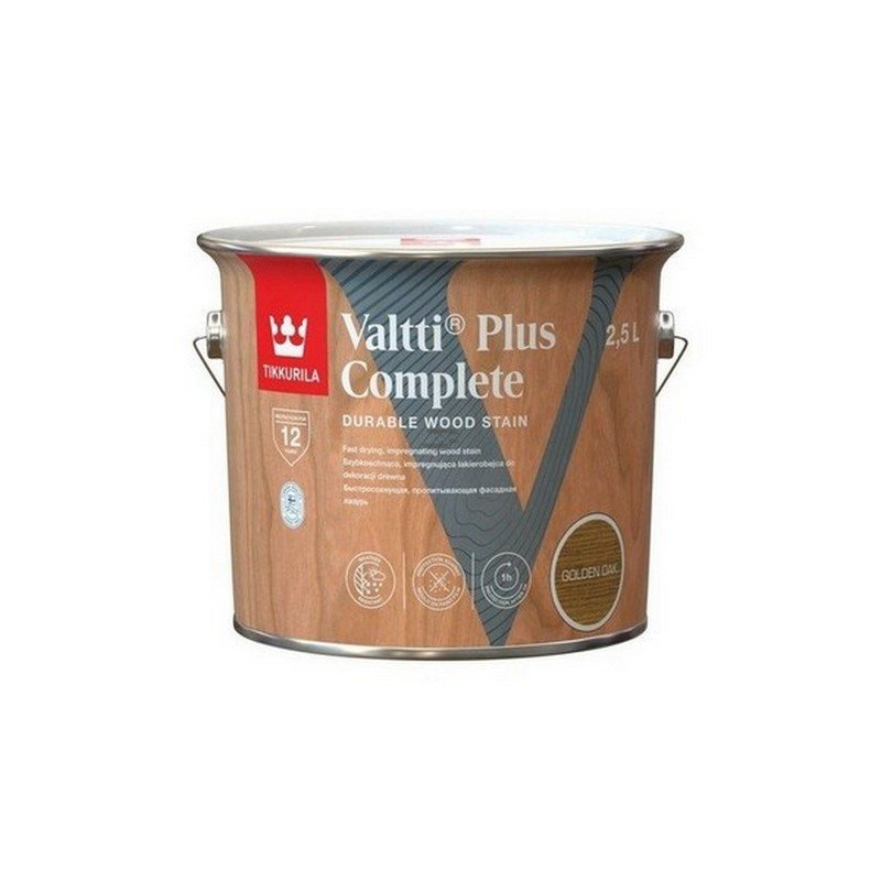Tikkurila Lakierobejca 5L GOLDEN OAK złoty dąb Valtti Plus Complete