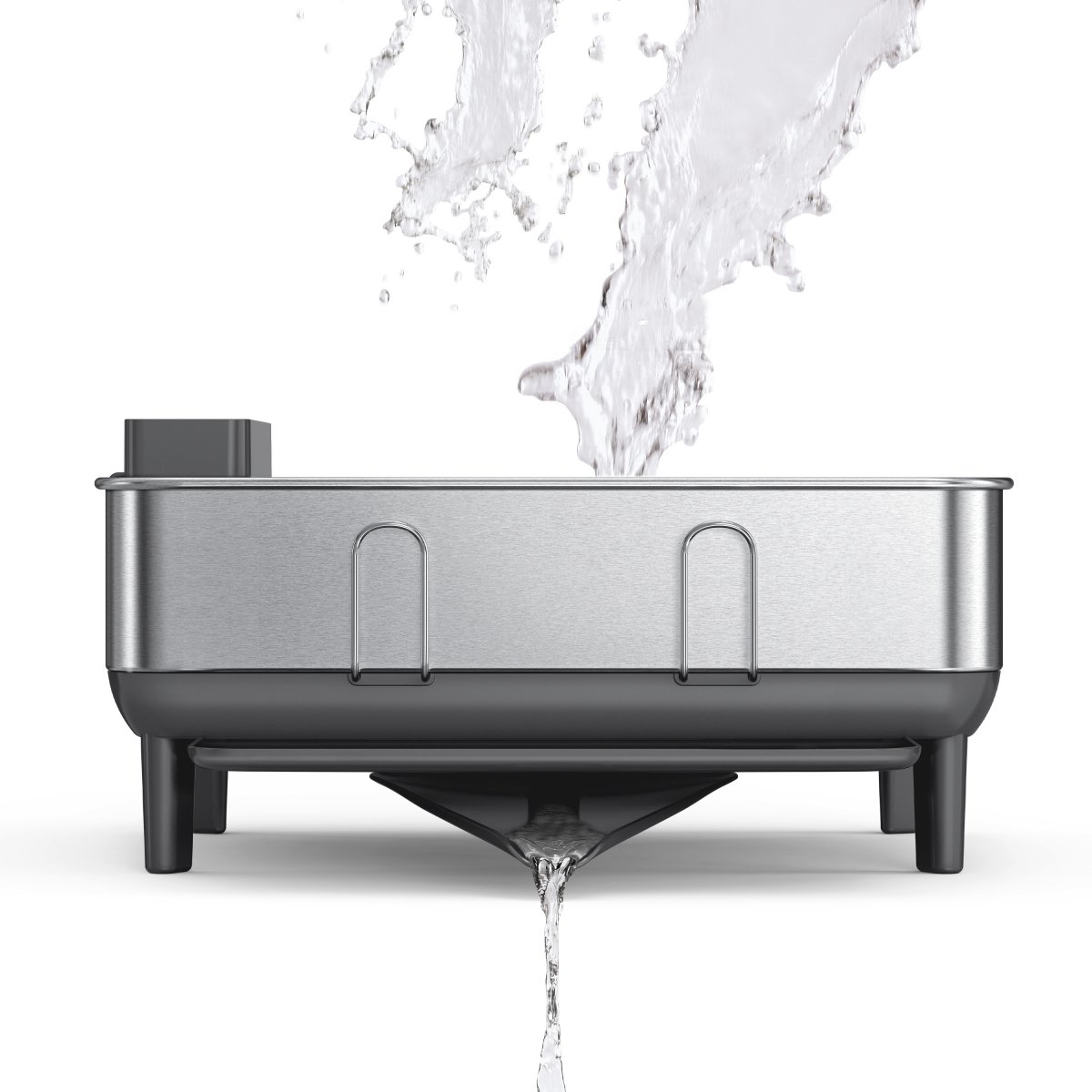 Simplehuman COMPACT Suszarka - Ociekacz do Naczyń ze Szczotkowanej ...