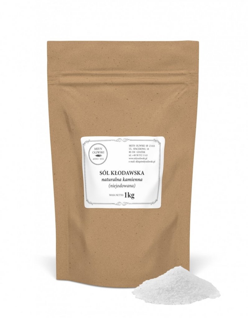 Sól Kamienna Kłodawska Drobna - niejodowana | Młyn Oliwski