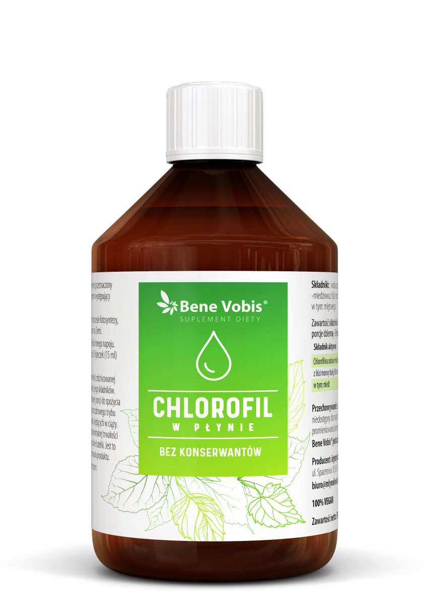 Chlorofil w płynie 500 ml - DETOX - odkryj naturalną moc dla Twojego ...