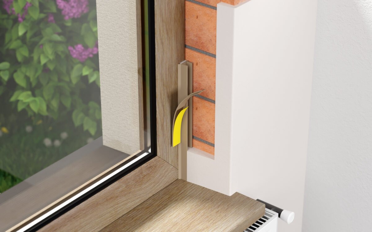 Listwa przyokienna Apu z uszczelką 9 6 biała 2,5m - Listwy przyokienne ...