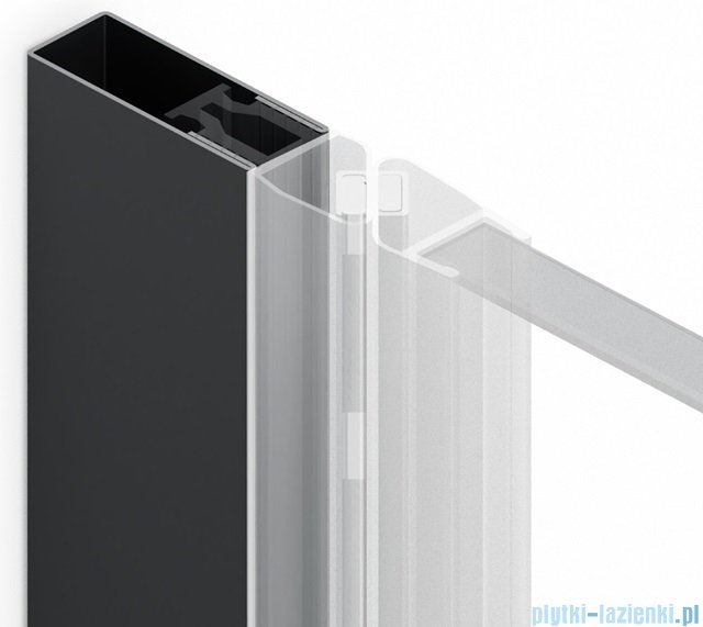 New Trendy Avexa Black profil poszerzający do drzwi wnękowych 10 mm ...