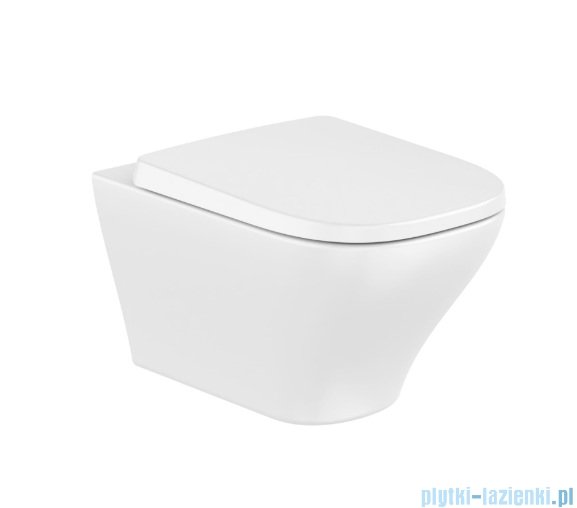 Roca Optica Rimless miska wisząca Vortex Biała A346V13000 - plytki-lazienki
