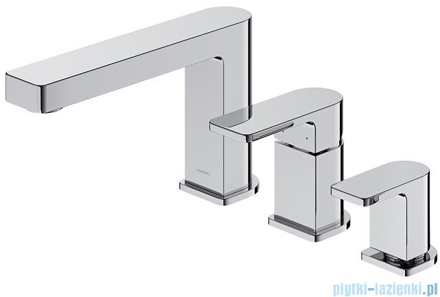 Omnires Baretti bateria wannowa 4-otworowa kompletna chrom BA7832CR ...