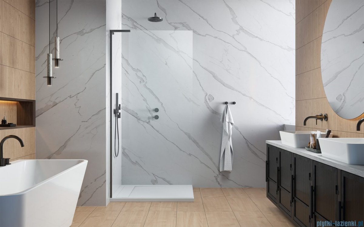 Radaway Modo SL II Brushed GunMetal kabina Walk-in 110x200 lewa ...