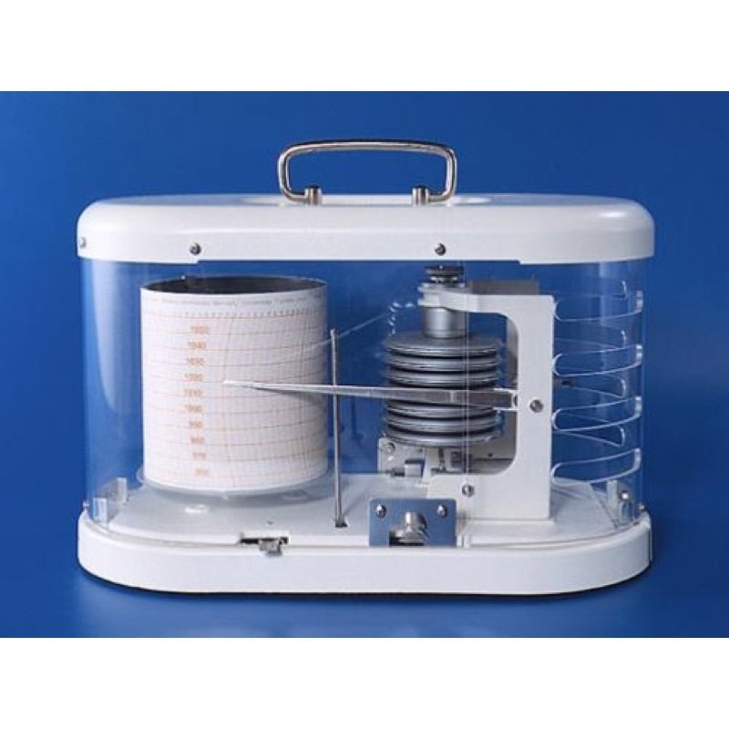 Barograf aneroid Fischer 225 profesjonalny tradycyjny rejestrator ...