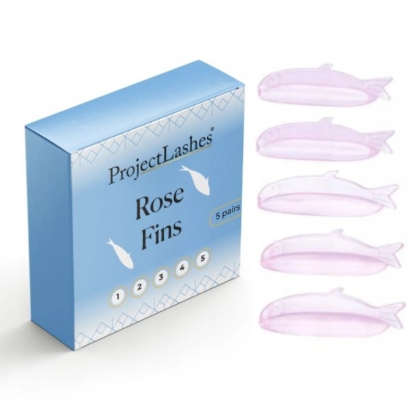 Silikonowe wałeczki wałki do liftingu rzęs Project Lashes Rose Fins 5 ...