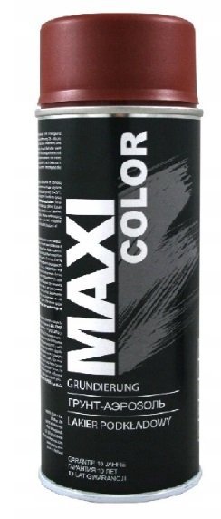 MAXI COLOR farba antykorozyjna podkładowa spray czerwona 400ml