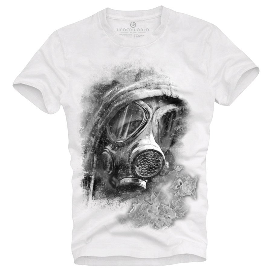 Sklep veoevo.pl - Koszulki Malowane Pazurem - Gas Mask White ...