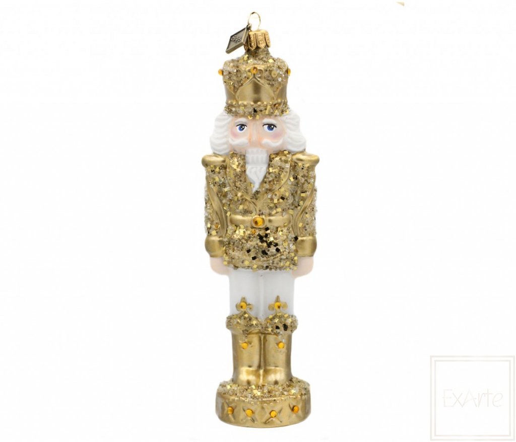 Christmas bauble Nutcracker 17 cm – Golden chic - Santa Clauses, Angels ...