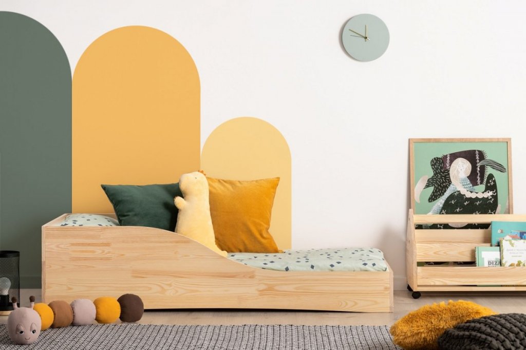 Children wooden bed PEPE 3 100x200cm