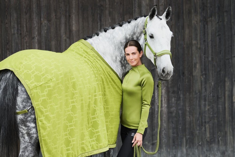 Derka polarowa FLEECE STAMP CHAIN Platinum 2024 - Eskadron - moss green