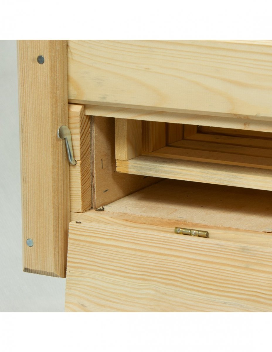 Wooden Dadant beehive - (frames, roof, stool)