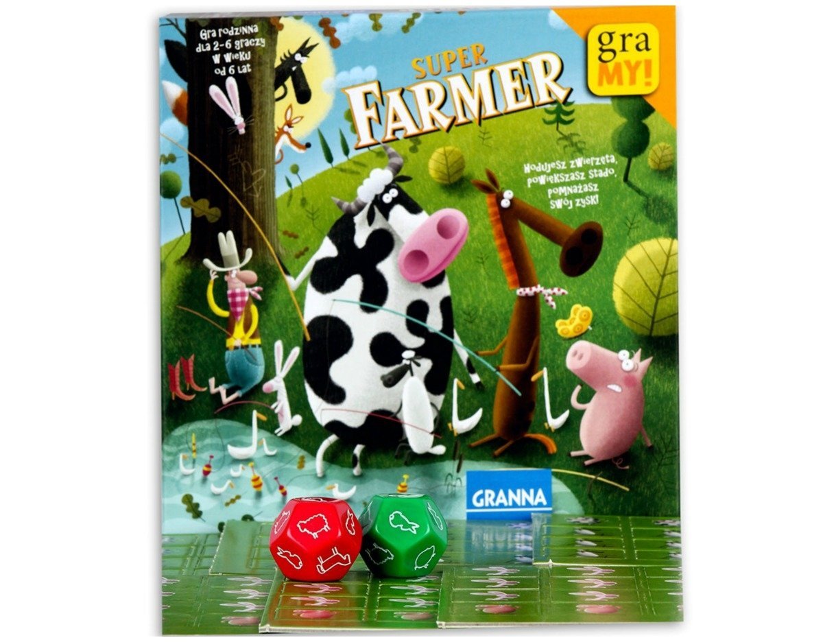 Super Farmer Gra planszowa rodzinna Granna
