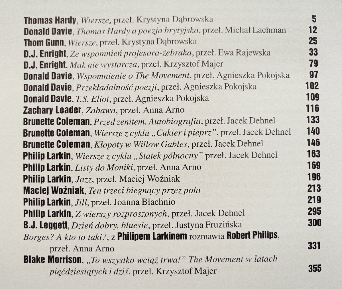 Literatura na świecie 3-4/2011 Philip Larkin, DJ Enright, Brunette Coleman