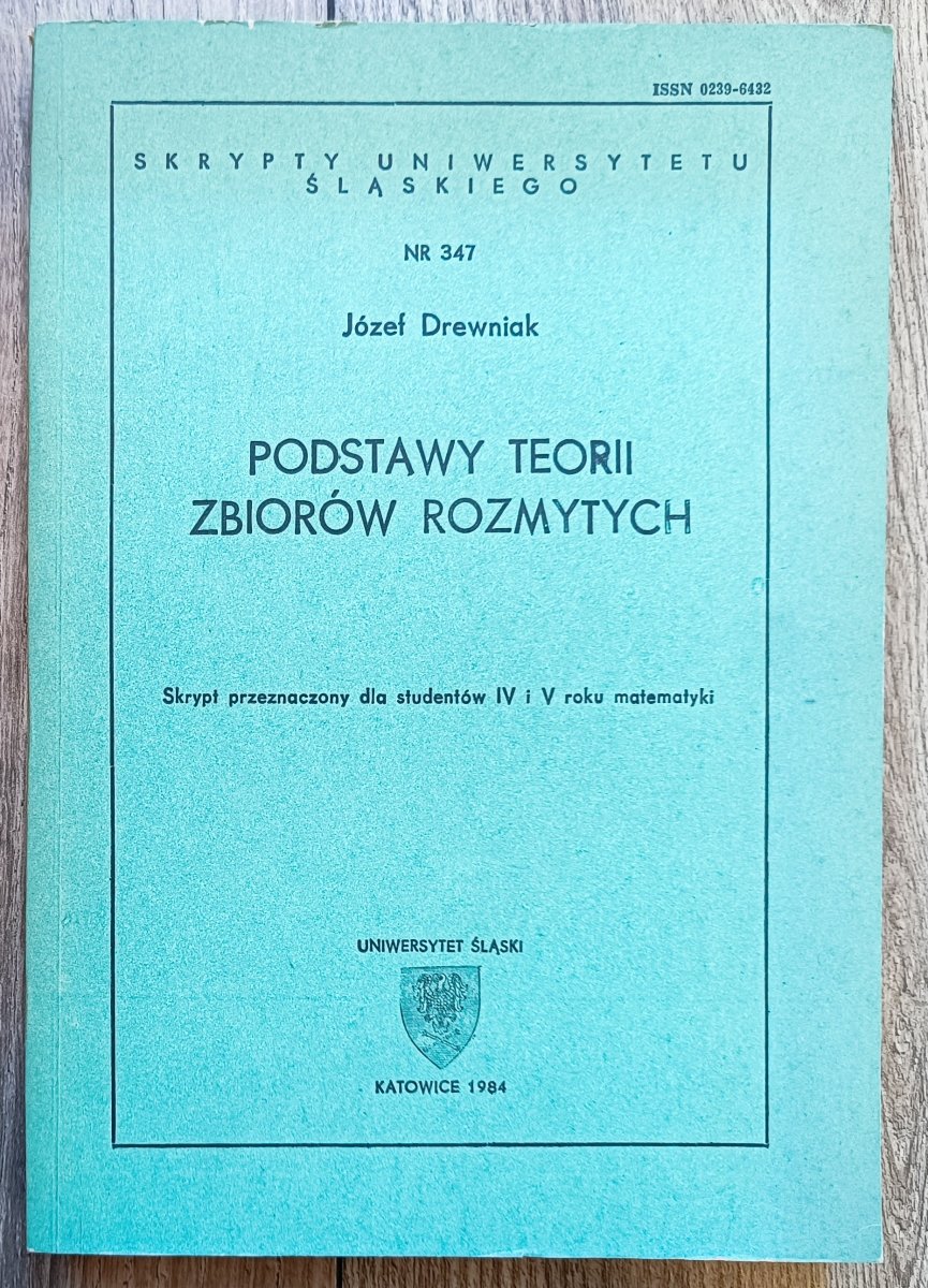 Józef Drewniak Podstawy teorii zbiorów rozmytych