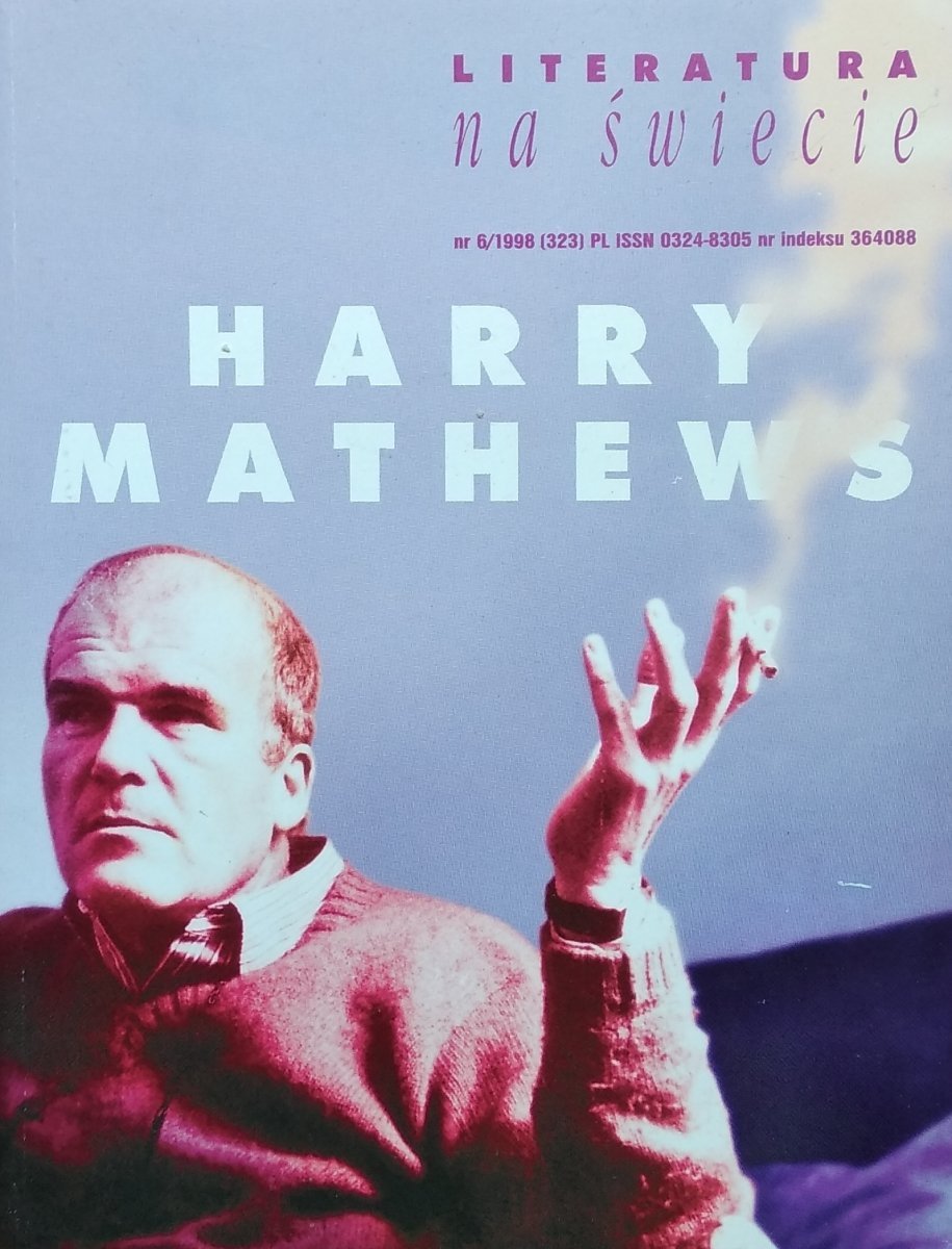 Literatura na świecie 6/1998 Harry Mathews
