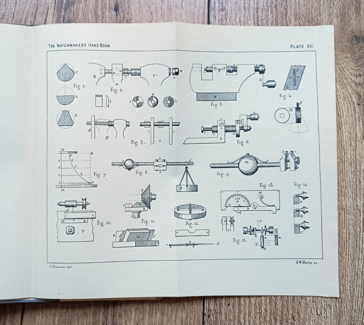 Claudius Saunier The Watchmakers' Hand-Book / 1945