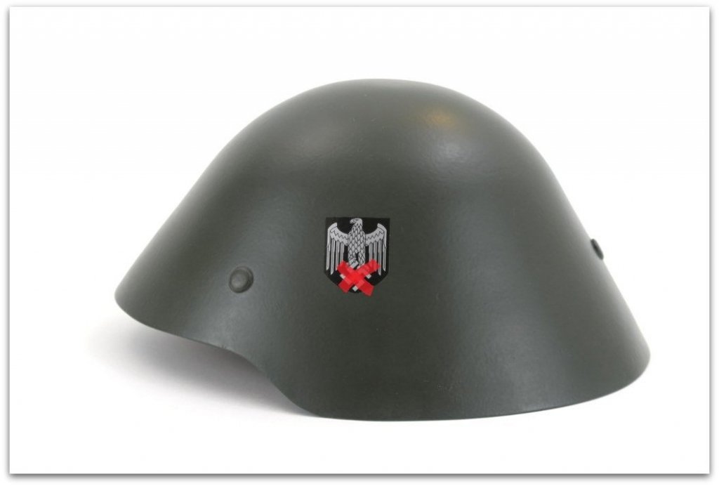 MH114 HEŁM PROTOTYPOWY NIEMIECKI M44 BII - M45 BII - KONIEC WOJNY ...