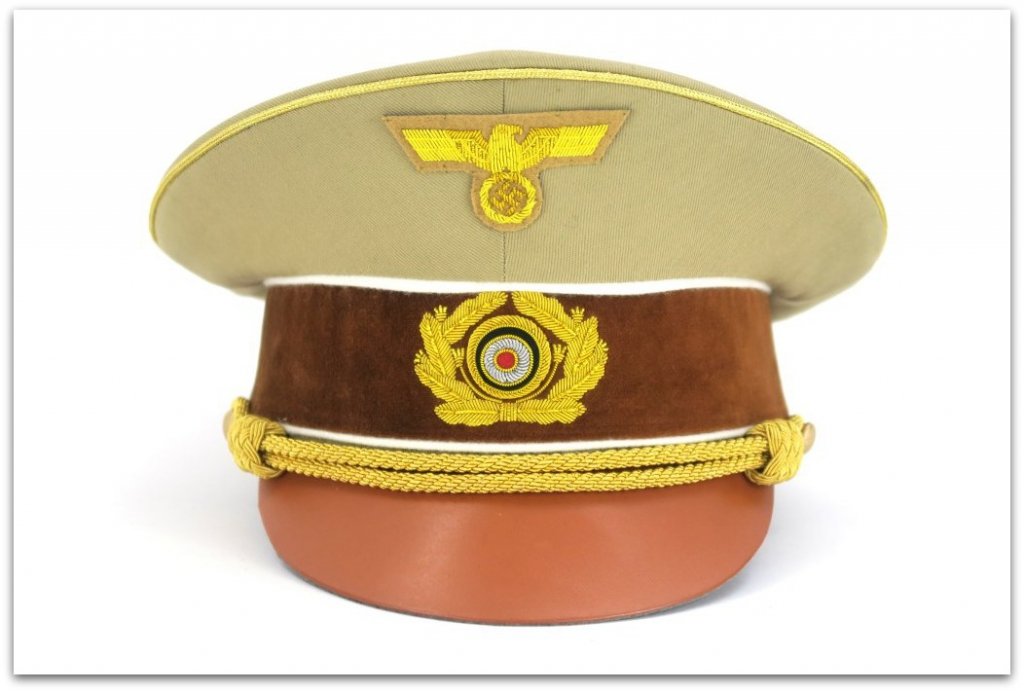 MC014 CZAPKA ADOLFA HITLERA REICHSFUHRER - JASNA GABARDYNA - CZAPKI ...