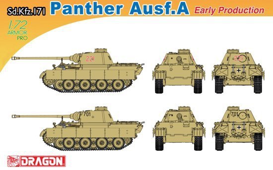 Dragon 7499 Panther Ausf. a Early Production - 1939-1945 - 1 72 ...