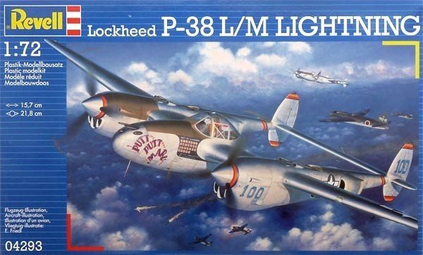 Revell 04293 Lockheed P-38 L M Lightning (1:72) - propeller planes - 1: ...