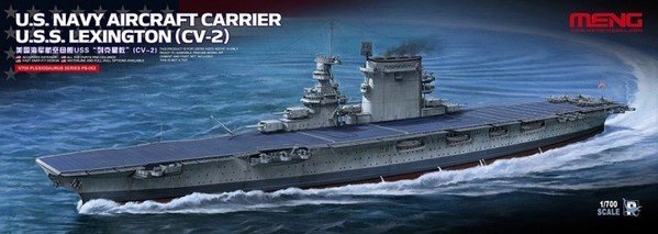 Meng Model PS-002 U.S. NAVY AIRCRAFT CARRIER U.S.S. LEXINGTON (CV-2) 1 ...