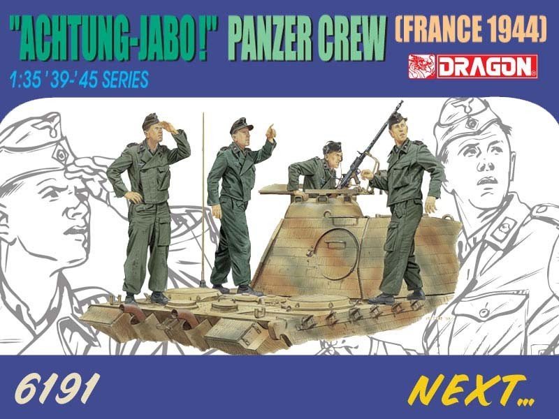 Dragon 6191 Panzer Crew Achtung Jabo (1:35) - scale 1:35 - Figures