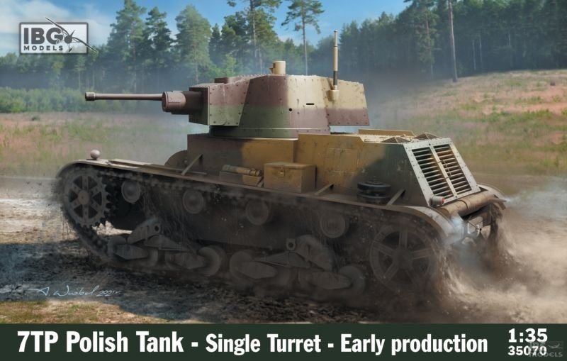 IBG 35070 7TP Polish Tank - Single Turret Early Production 1 35 - Tanks ...