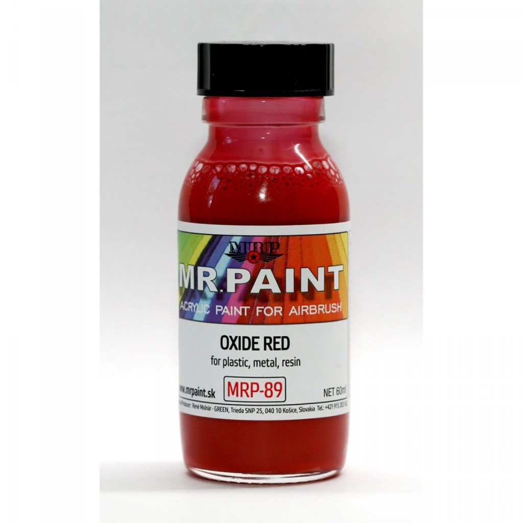 MR. Paint MRP-LPR FINE SURFACE PRIMER-OXIDE RED 50ml - Surface - Primer ...