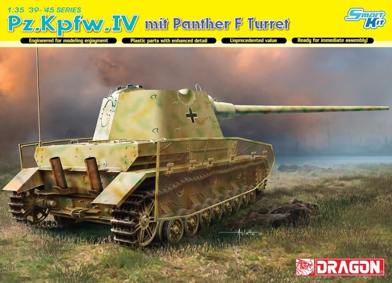 Dragon 6824 Pz.Kpfw.IV mit Panther F Turret - Tanks - 1939-1945 - 1 35 ...