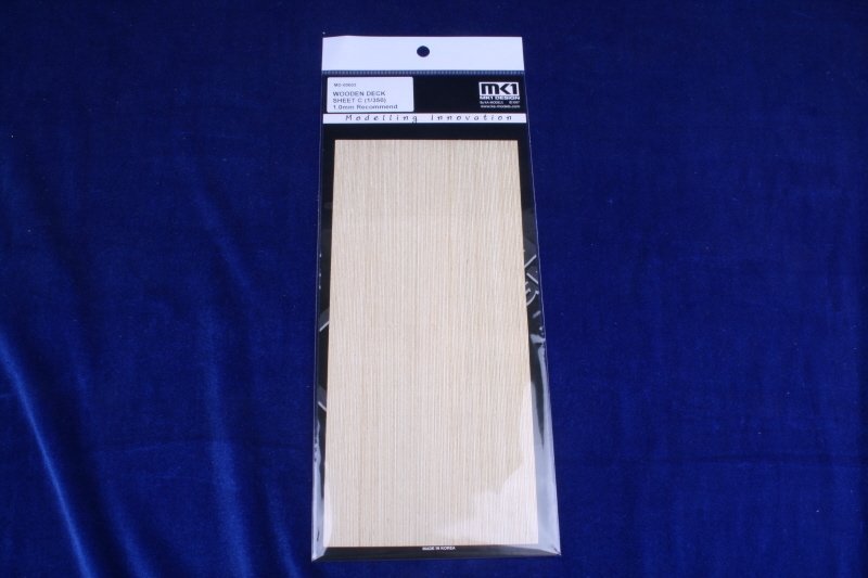 MK1 Design MD-00003 WOODEN DECK SHEET C 1.0mm Recommand 1 350 - skala 1 ...