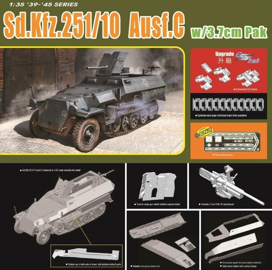 Dragon 6983 Sd.Kfz.251 10 Ausf.C w magic track 1 35 - Armored vehicles ...