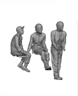 Glowel Miniatures 35056 M18 Hellcat Crew 1 35 - scale 1:35 - Figures