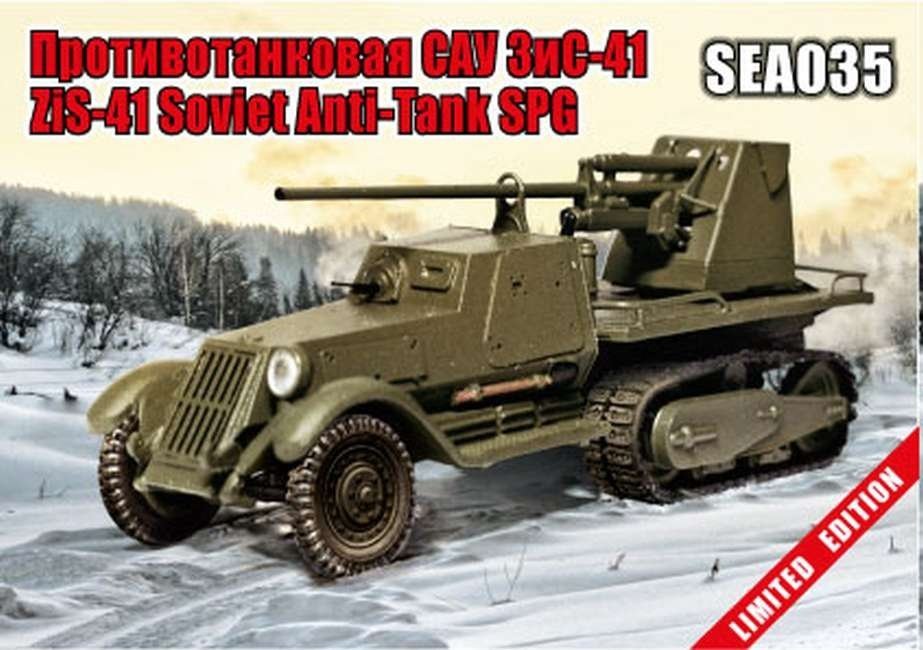 Zebrano SEA035 ZiS-41 Soviet Anti-Tank SPG 1 72 - 1939-1945 - 1 72 ...