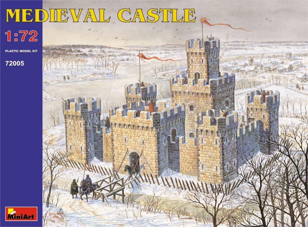 MiniArt 72005 MEDIEVAL CASTLE sklep modelarski Plastmodel