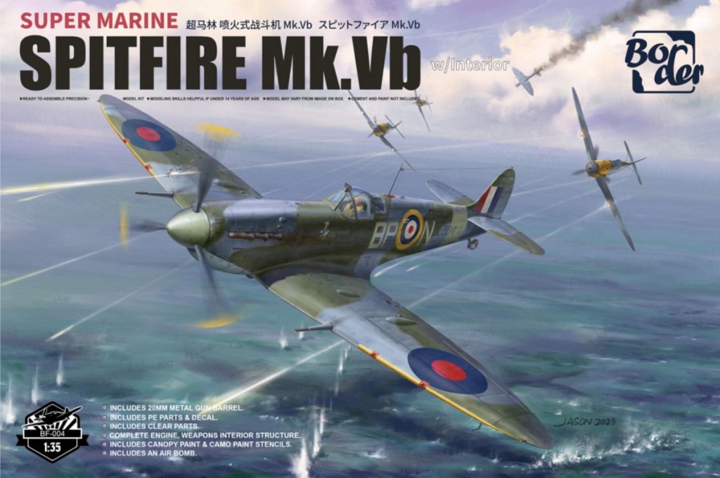Border Model BF-004 Spitfire MK.VB 1 35 - 1:35 - Modele samolotów wojskowych