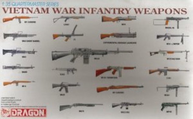 Dragon 3818 Vietnam War Infantry Weapons - scale 1:35 - Figures