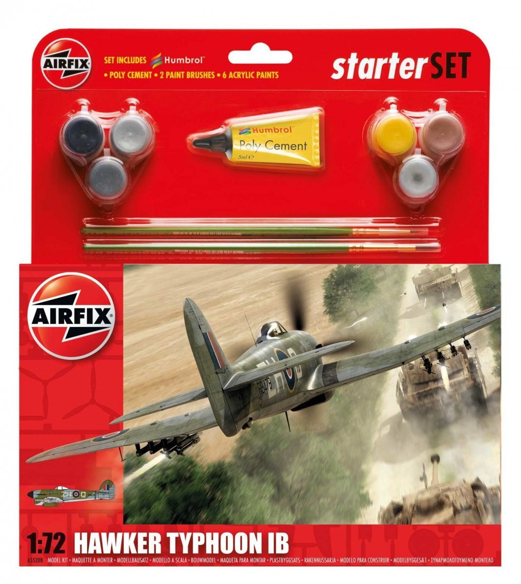 Airfix 55208 Hawker Typhoon Ib Zestaw modelarski 1 72 - propeller ...