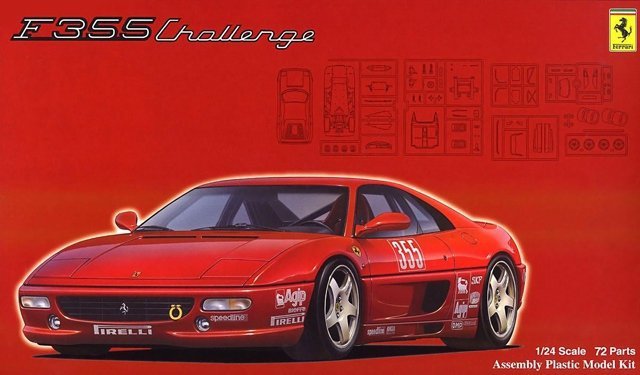 Fujimi 126388 Ferrari F355 Challenge (1:24) - 1:24 - Car models