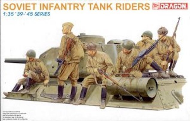 Dragon 6197 Soviet Infantry Tank Riders (1:35) - scale 1:35 - Figures