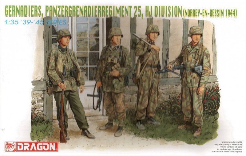 Dragon 6110 Gernadiers,Norrey-En-Bessin 1944 (1:35) - scale 1:35 - Figures