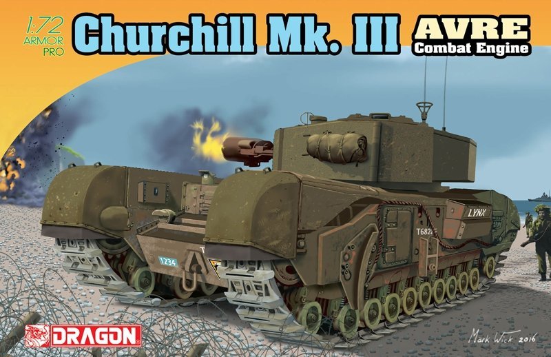 Dragon 7327 Churchill Mk. III AVRE Combat Engine - 1939-1945 - 1 72 ...
