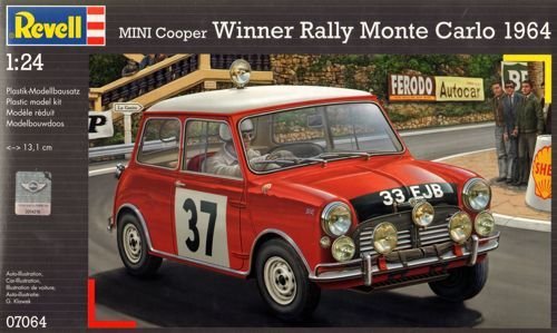 Revell 07064 Mini Cooper Rallye (Winner Monte Carlo 1964 (1:24) - 1:24 ...