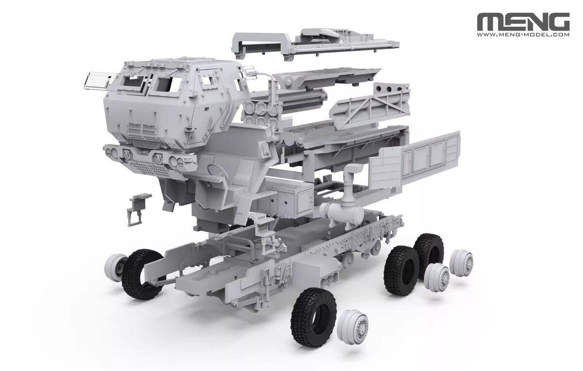 Meng Model 72-004 U.S. M142 HIMARS High Mobility Artillery Rocket ...