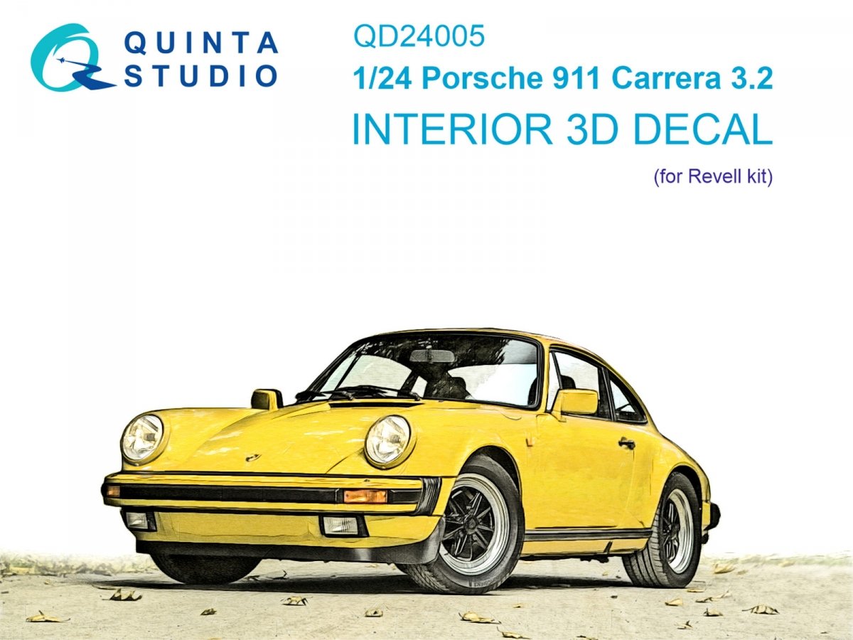 Quinta Studio QD24005 Porsche 911 Carrera 3.2 3D-Printed & coloured ...