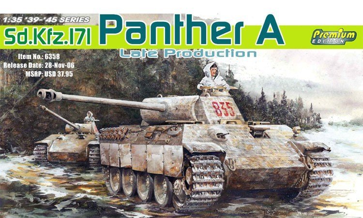 Dragon 6358 Sd.Kfz. 171 Panther Ausf A (1:35) - Tanks - 1939-1945 - 1 ...