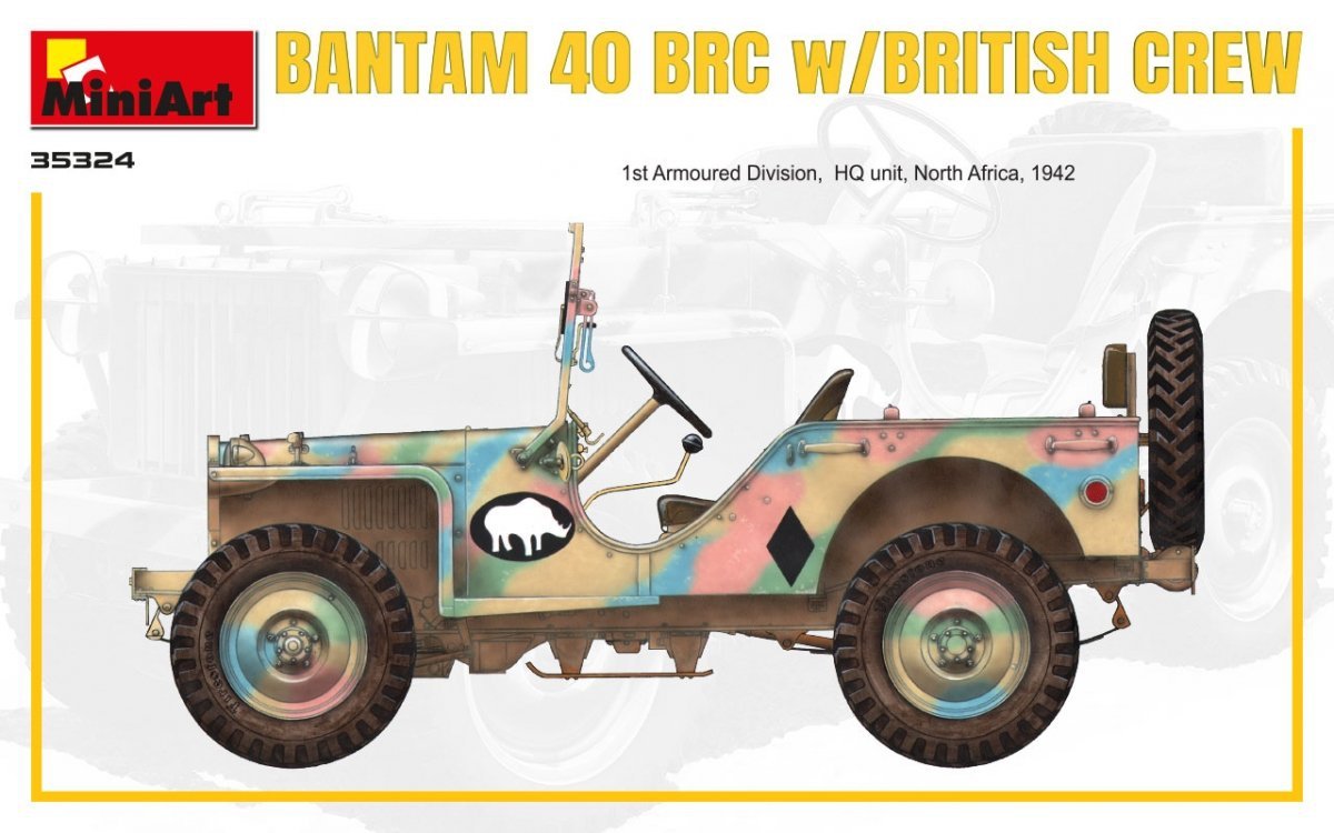 MiniArt 35324 BANTAM 40 BRC w BRITISH CREW. SPECIAL EDITION 1 35 - Cars ...