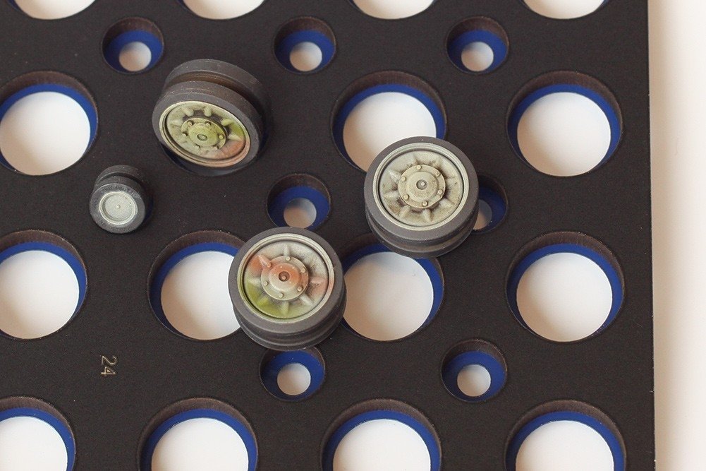 QuickWheel QW-024 Panzer IV Flakpanzer IV - TAMIYA 1 35 - Rulers ...