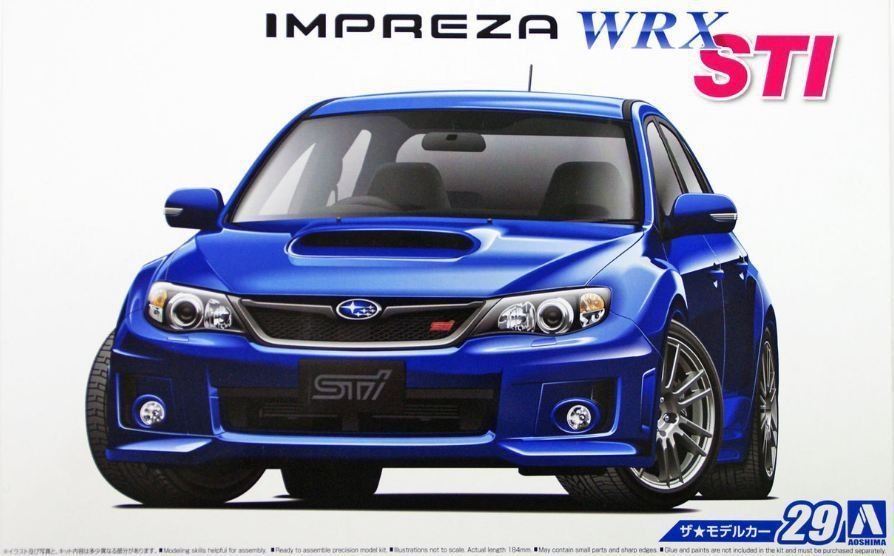 Aoshima 05235 Subaru GRB Impreza WRX STI (1:24) - 1:24 - Car models